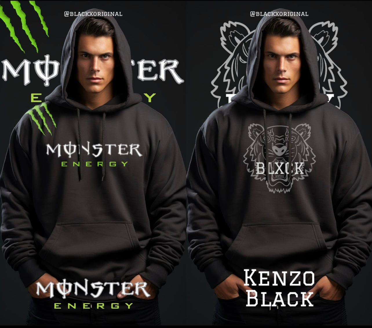 Kenzo & Monster Hoodie | Monster Hoodie | Kenzo Hoodie – BLACK X ORIGINAL