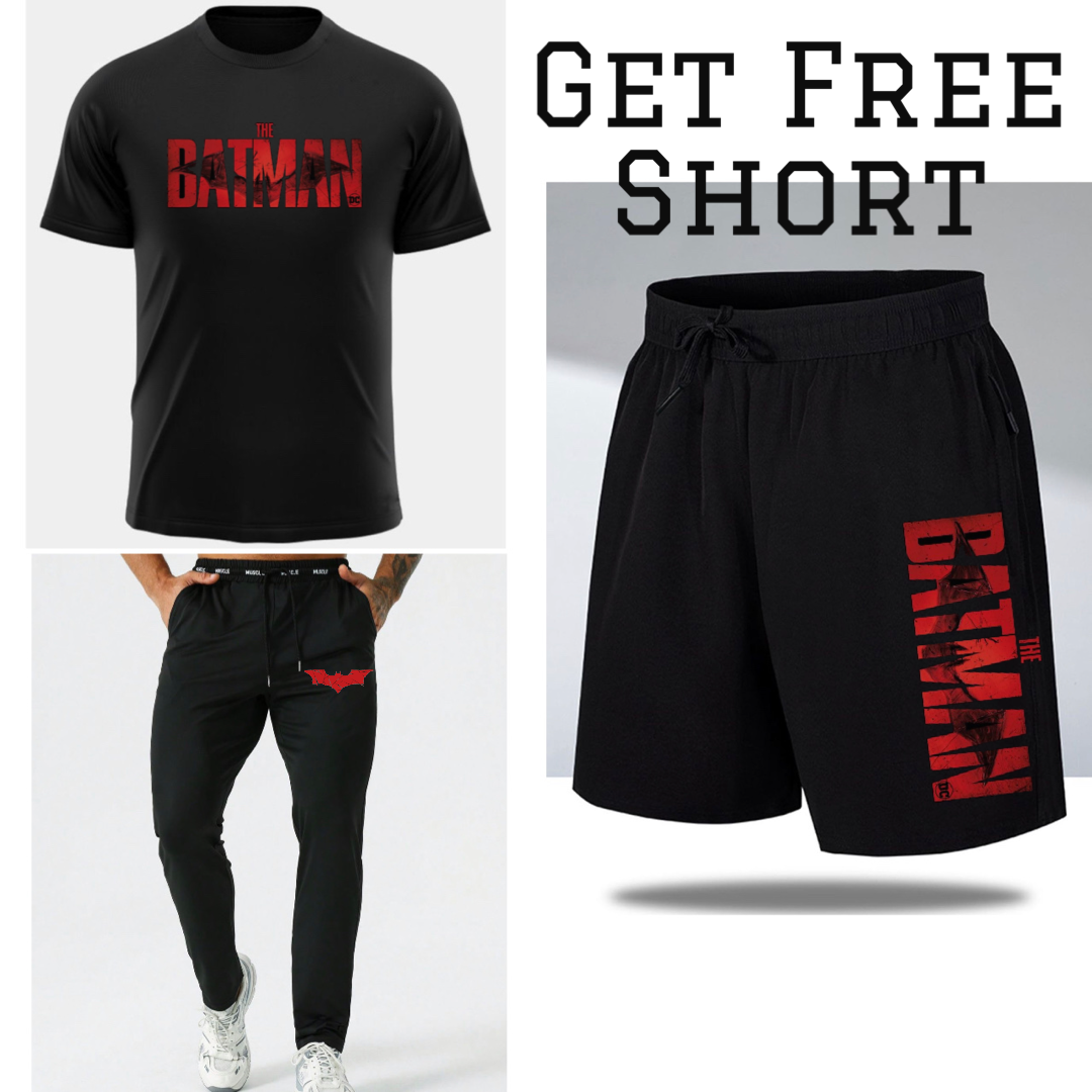 Red Batman Quick Dry Tracksuit – BLACK X ORIGINAL
