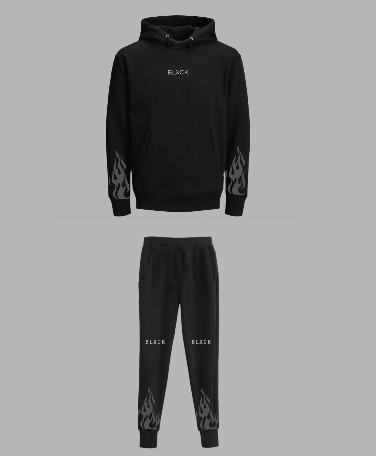 Fire Black Hoodie tracksuit – BLACK X ORIGINAL